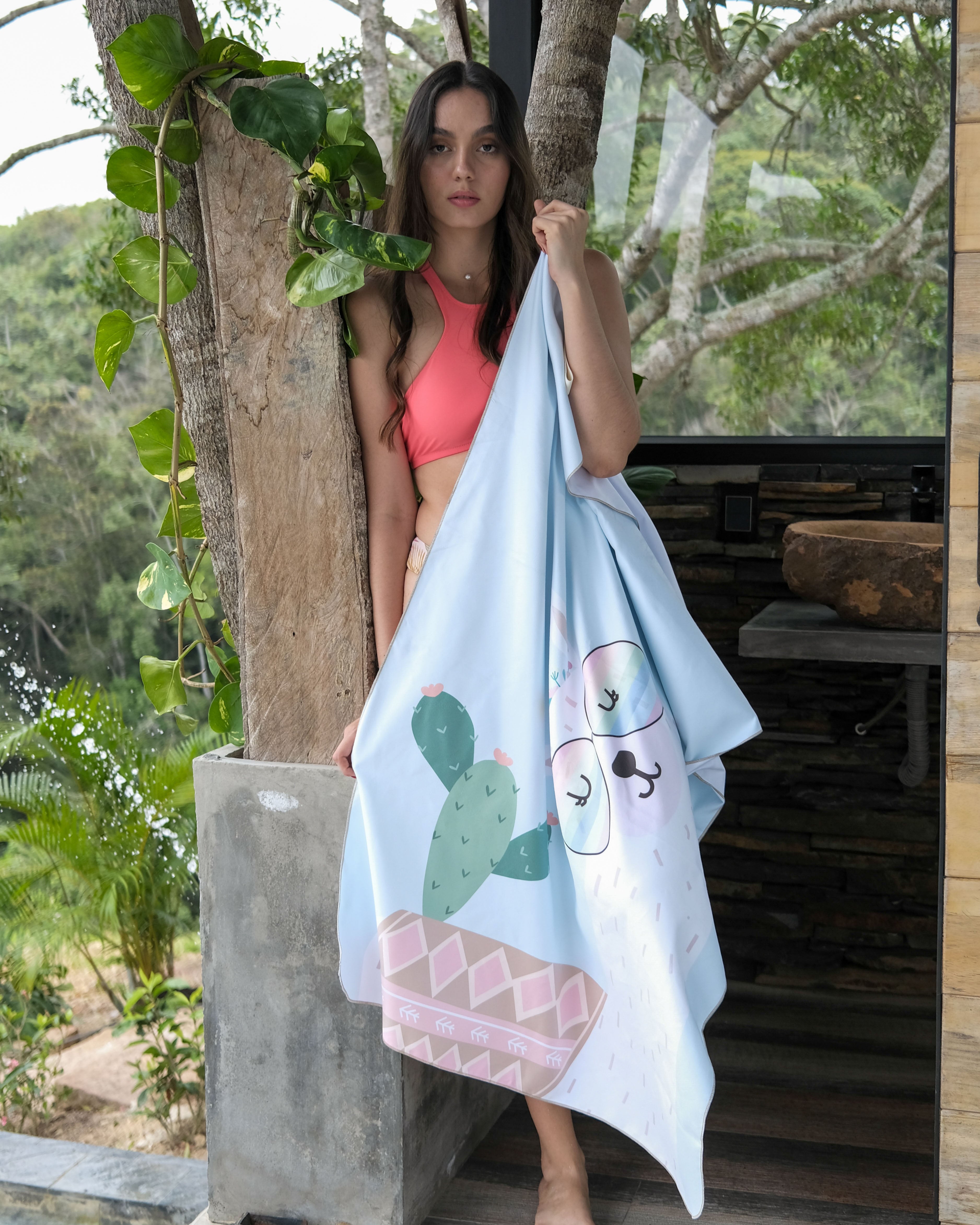 Alpaca Toallas en microfibra ecologicas estampadas para playa – Oreja ...